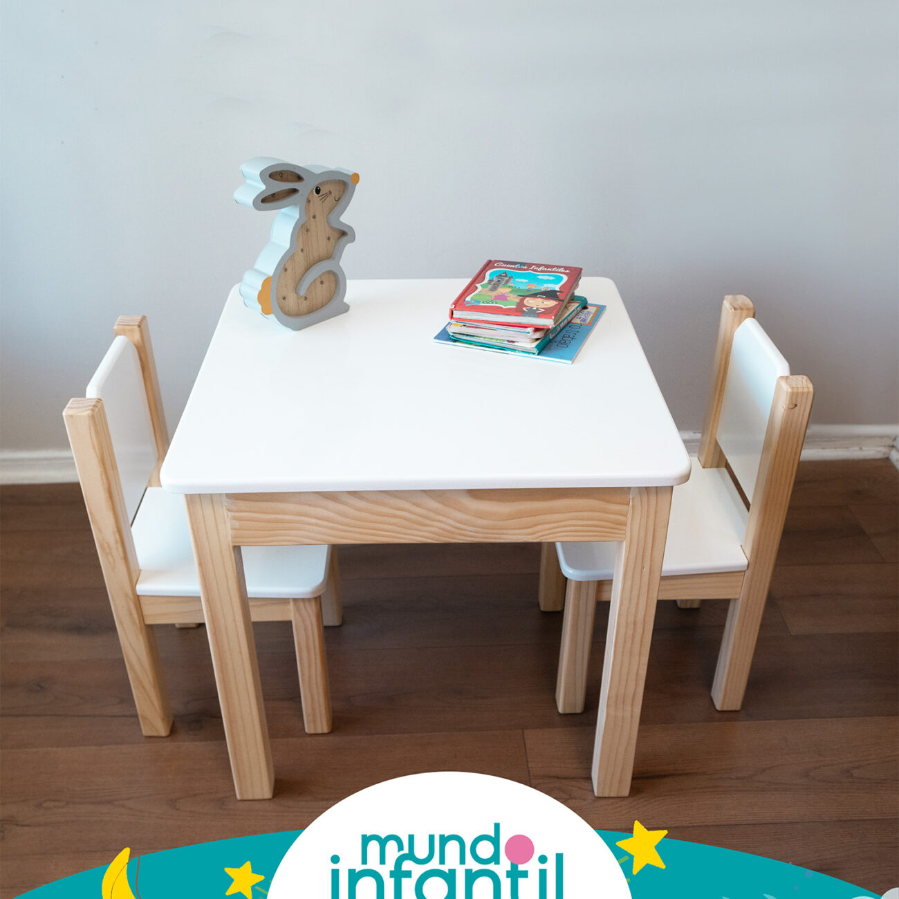 Mesa Infantil Montessori Incluye 2 sillas – Muebles para Niños – Mundo ...