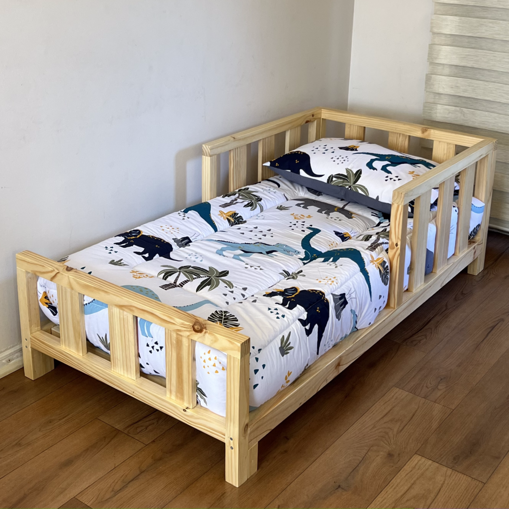 Cama de Transición Natural (Incluye colchón) – Camas para Niños 160×80 ...