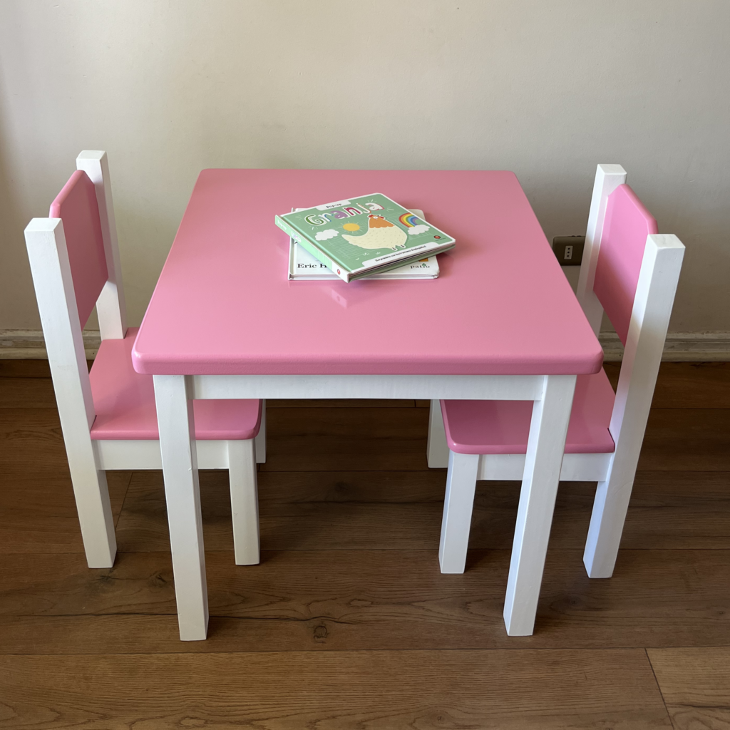 Mesa Infantil Rosa (Incluye 2 sillas) – Muebles para Niños – Mundo ...